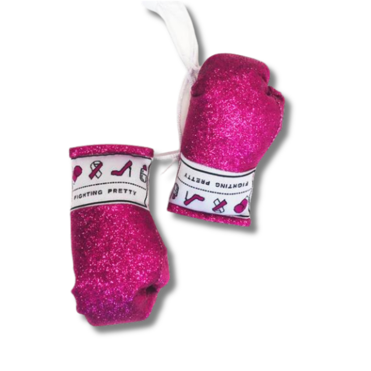Fighting Pretty Mini Boxing Gloves - Sparkly Pink – Shop Fighting Pretty